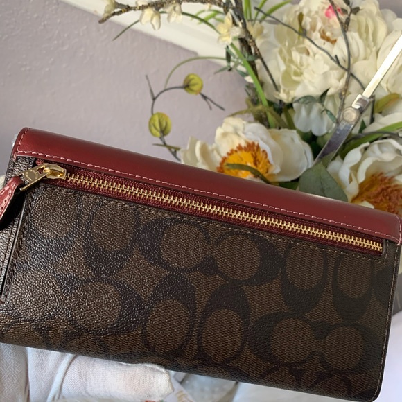 Coach | Bags | Coach Wallet With Checkbook Cover | Poshmark